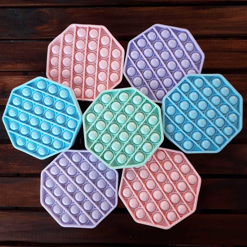 POP IT HEXAGONAL PASTEL - Comprar en KIME DECO