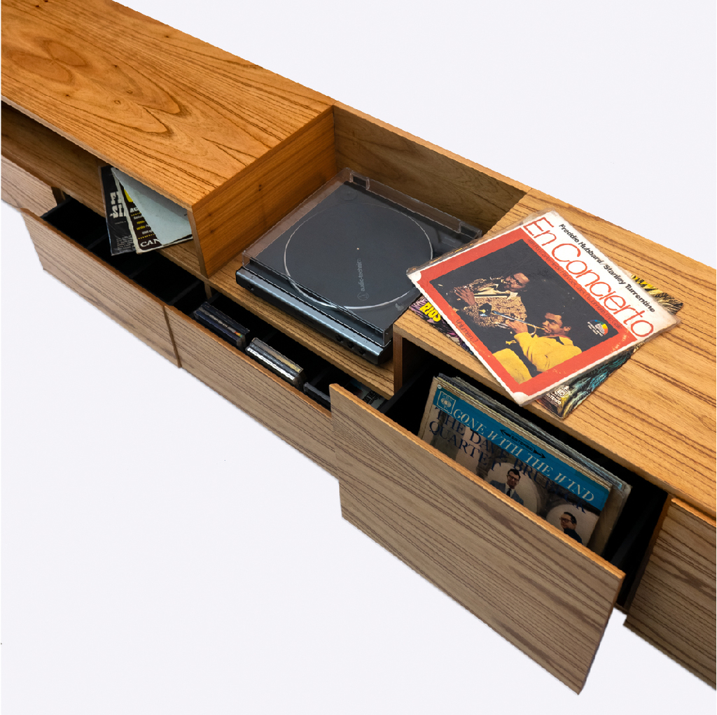 Rack música Andy madera