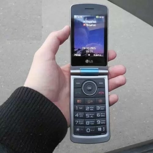 Celular LG G360 Flip Abre e Fecha Dual Sim Tela LCD