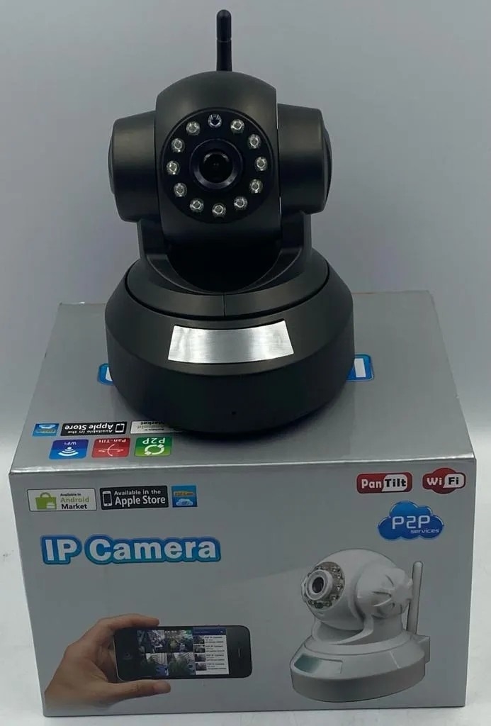 Câmera Ip P2P Wifi Grava Cartão de Memória IP-02