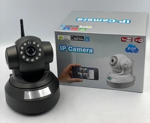 Câmera Ip P2P Wifi Grava Cartão de Memória IP-02