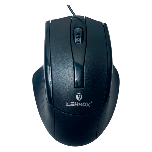 Mouse Óptico com Fio Office Lehmox LEY-207 - FGM Shop