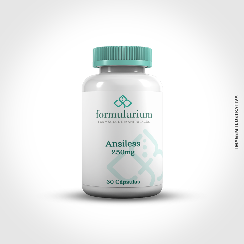 Ansiless 250mg - 30 Cápsulas | Farmácia de Manipulação | Formularium