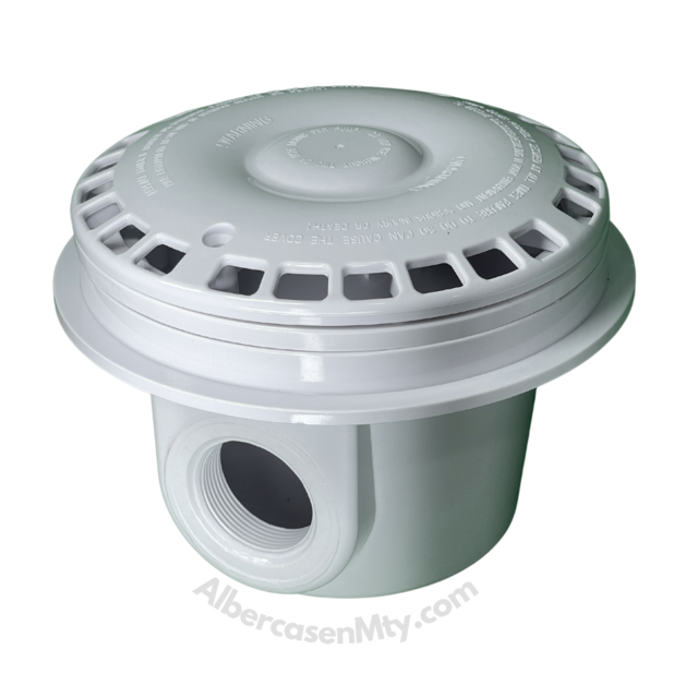 Dren de fondo para alberca