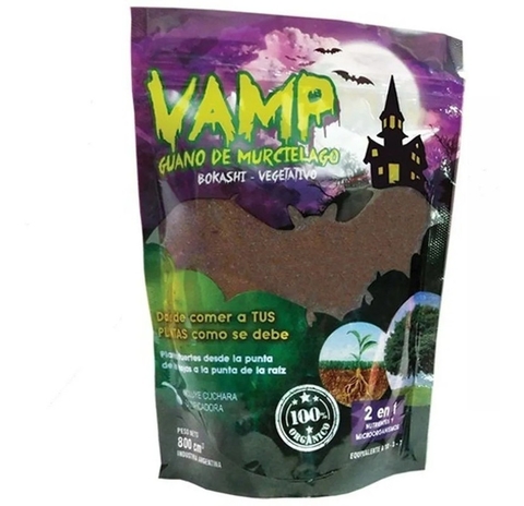 FERTILIZANTE VAMP GUANO DE MURCIELAGO BOKASHI VEGETATIVO 800 cm3