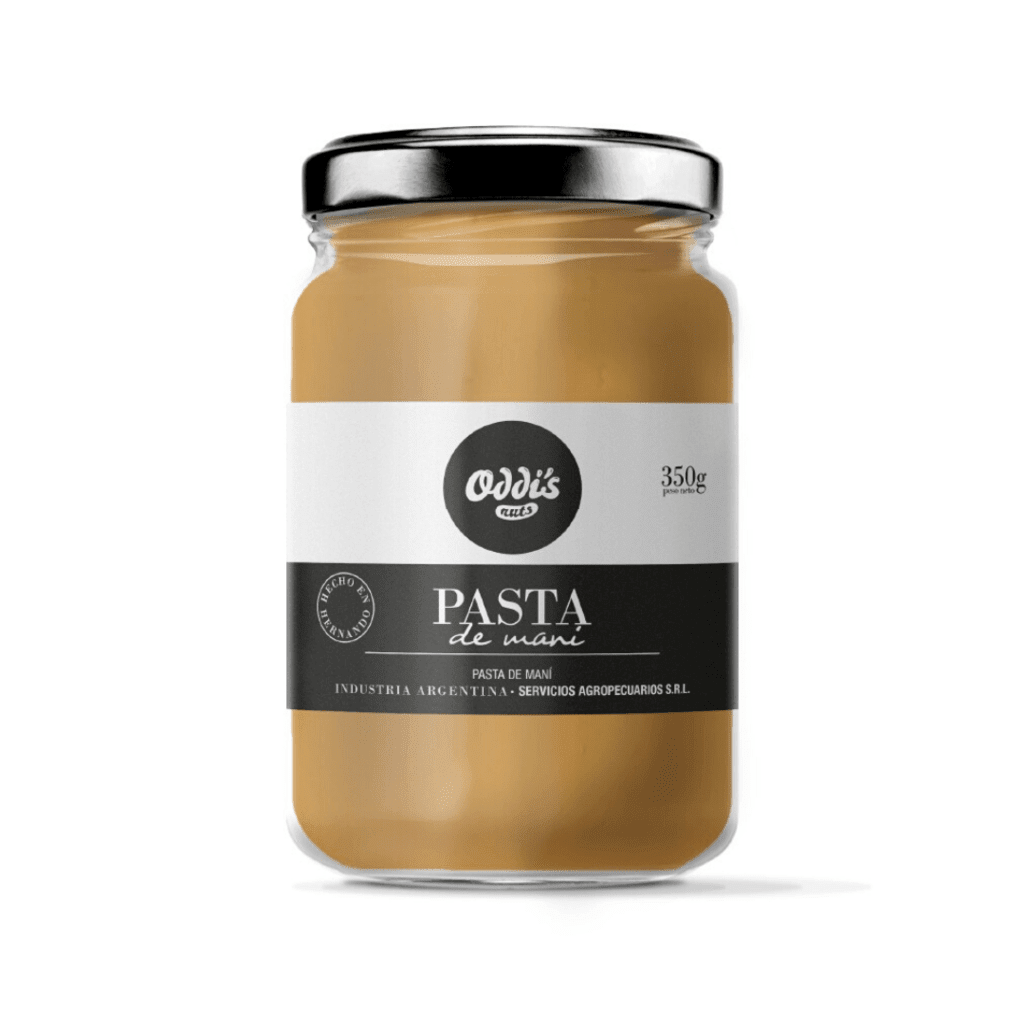 ODDIS´S NUTS. PASTA MANTEQUILLA DE MANI. 350 GRS.