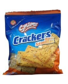 Galletas Craker con semillas Smams - Almacén Natural