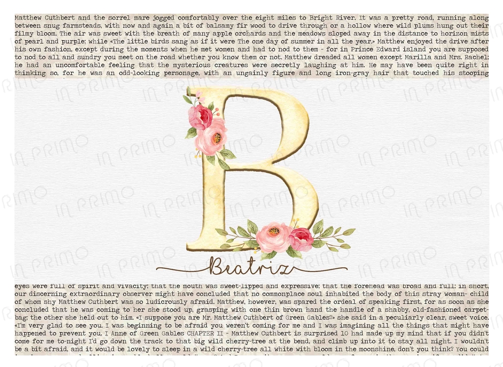 Letra B - Comprar em InPrimo Estampas