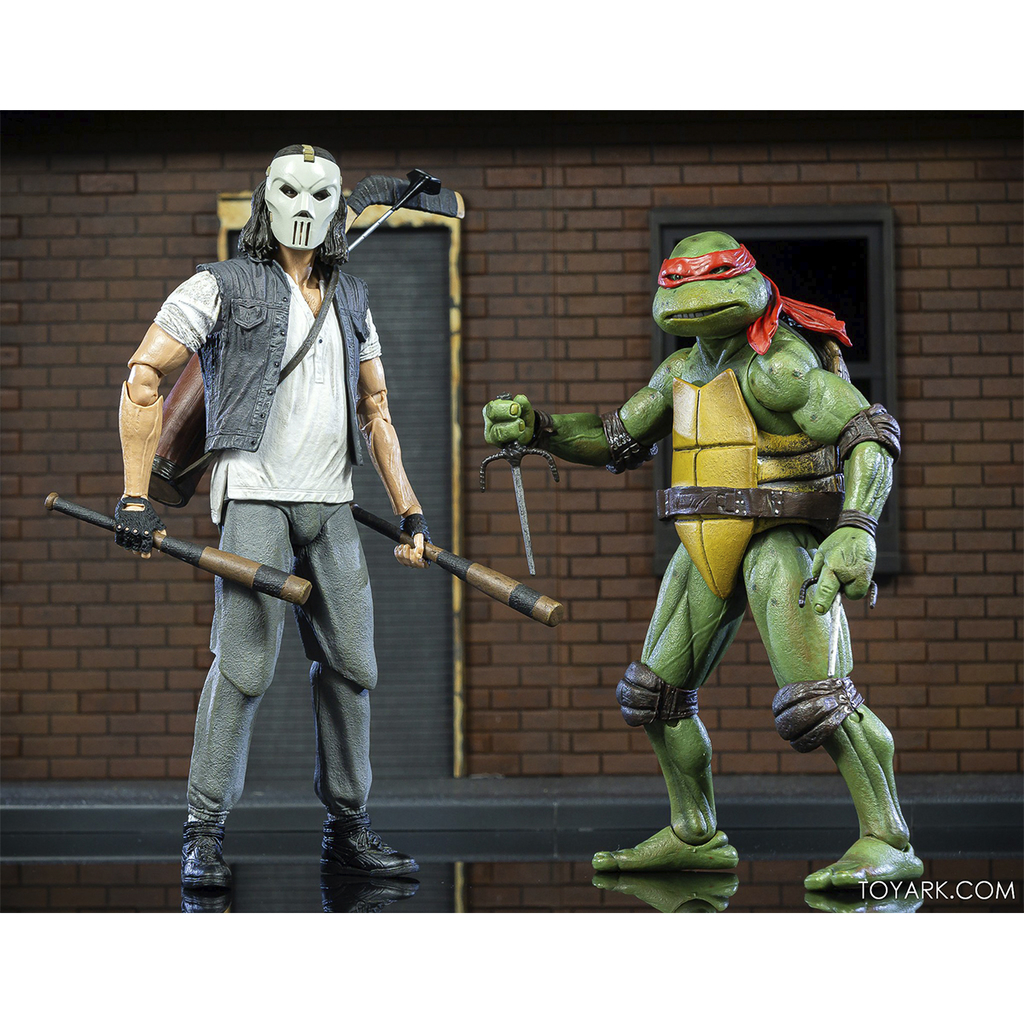 Casey Jones & Raphael 2-Pack 7"- TMNT (1990 Movie) - Neca