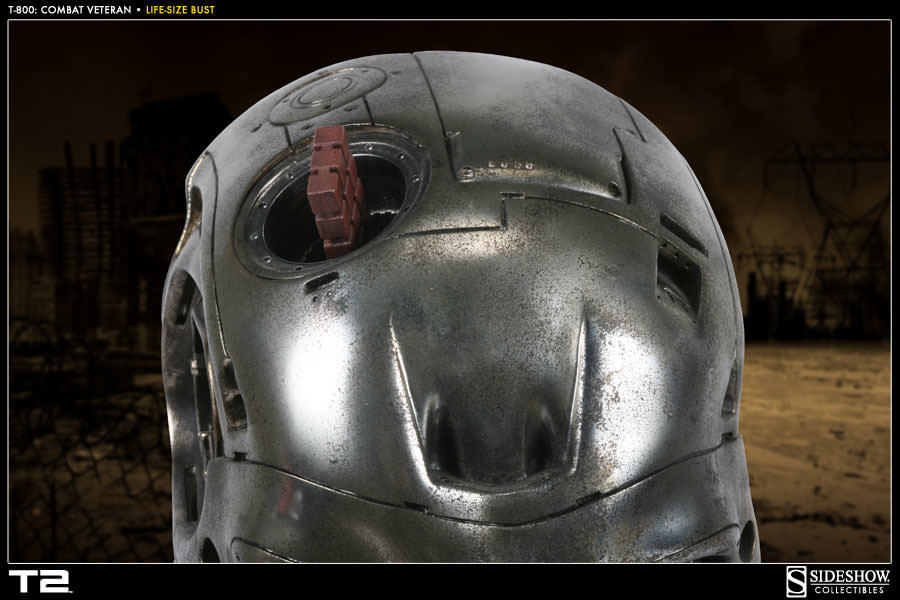 Head Terminator Life-Size Bust 1/1 Combat Veteran Endoskeleton Sideshow