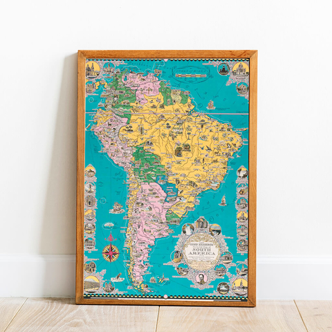 Mapa Pictorico Mercator 1931 - LAS CARTOGRAFAS