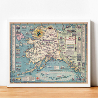 Mapa Pictorico Mercator 1931 - LAS CARTOGRAFAS