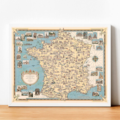 Mapa Pictorico Mercator 1931 - LAS CARTOGRAFAS