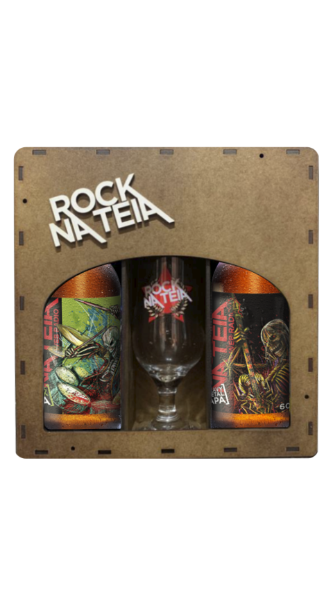 Kit Cervejas Classic Rock Ipa e Heavy Metal APA