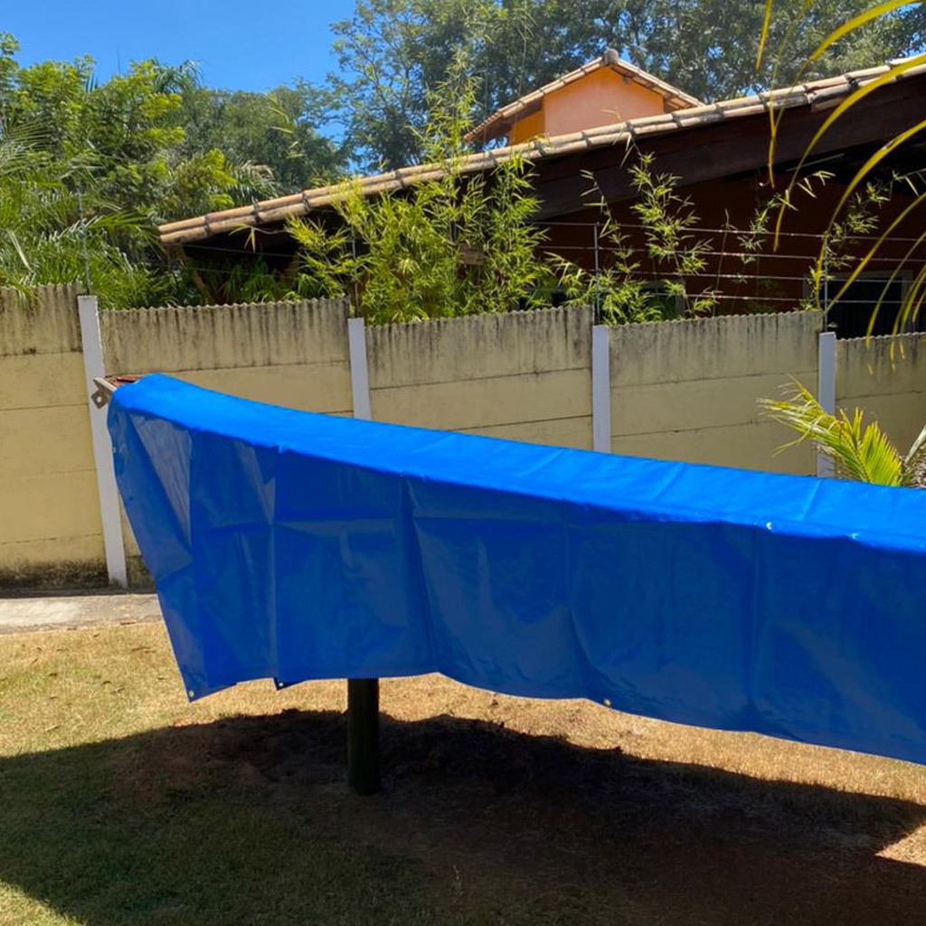 Lona Azul/Forte - Peça Pronta | Casa das Lonas BH