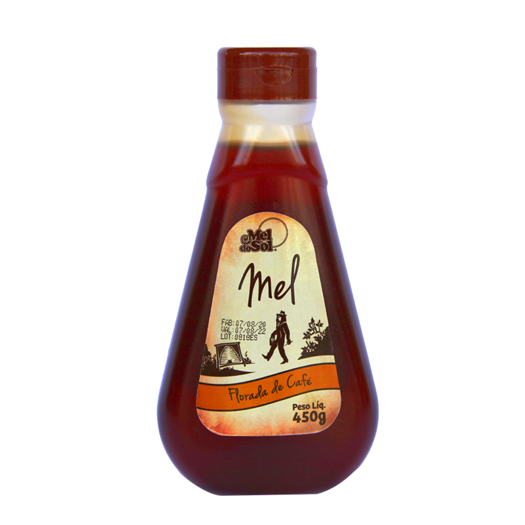 Mel de Café Mel Do Sol em Bisnaga de 450G - Mel do Sol