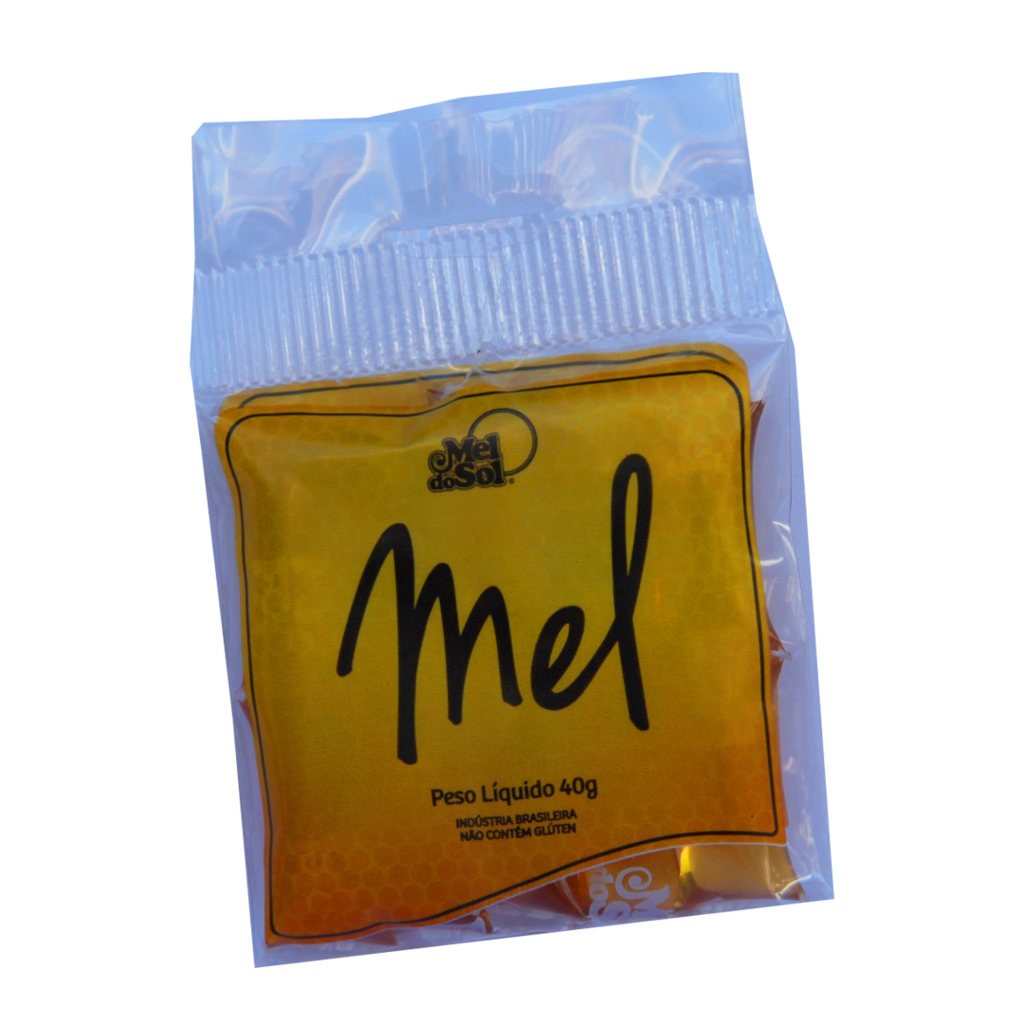 Sachês de Mel Natural Mel Do Sol 40G - Mel do Sol