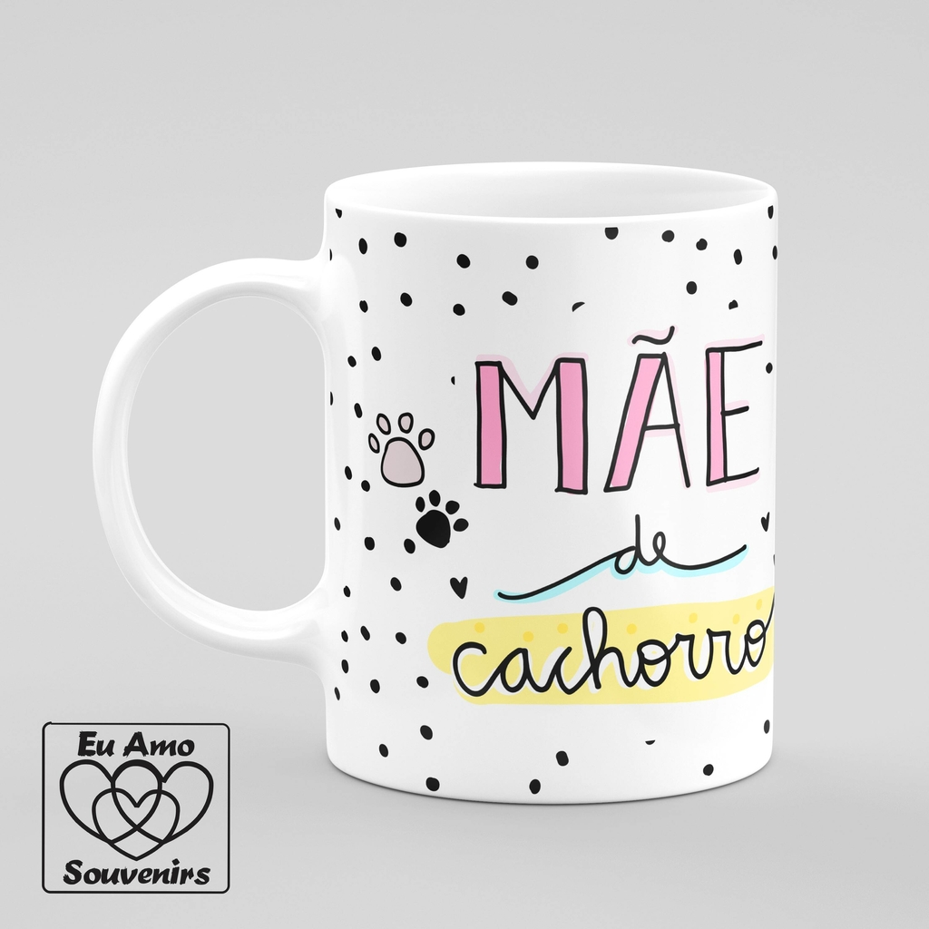 Caneca Flork Mãe de Pet - Comprar em Eu Amo Souvenirs