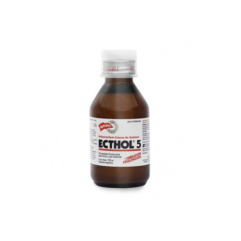 120 ml Ecthol 5 Acción prolongada. Concentrado Emulsionable para perros ...