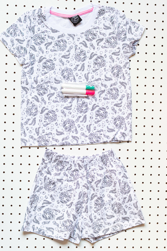 Pijama para Pintar Infantil Feminino - Ame Intimates