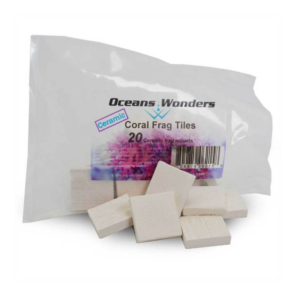 Ceramic Coral Frag Tiles Ocean Wonders - Lunaquatics