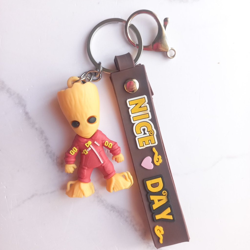 LLAVERO GOMA PREMIUM - GROOT - KIME DECO MAYORISTA