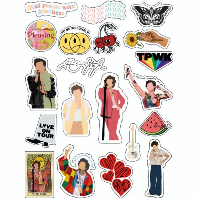 STICKERS WATERPROOF X20 - HARRY STYLES