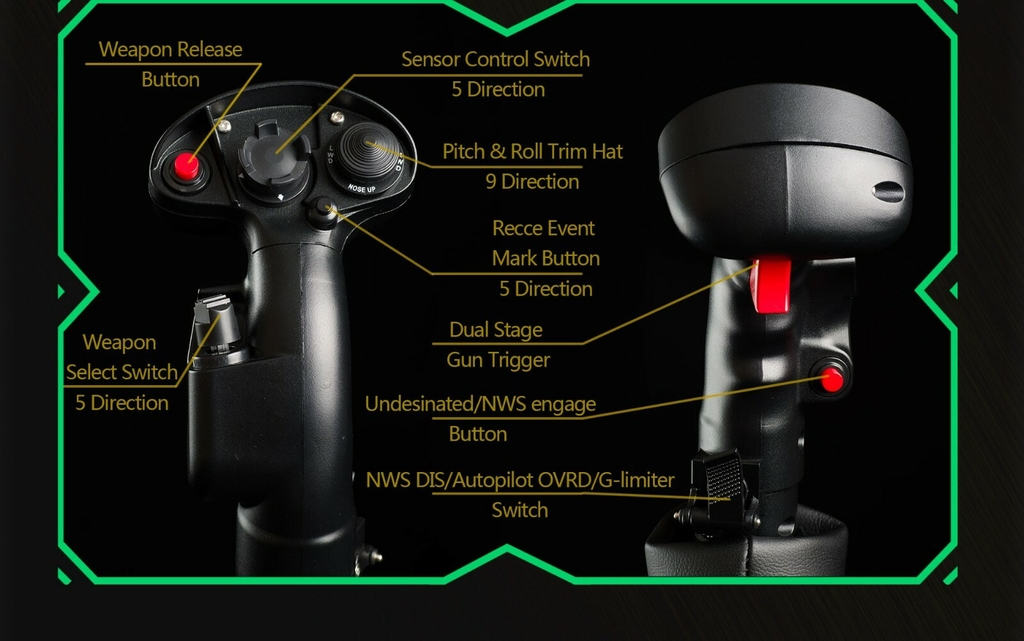 Orion Joystick FA-18 - WINWING - Disponível em Pre-Order