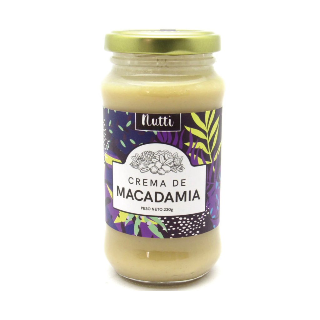 CREMA DE MACADAMIA NUTTI NATURAL - FITlomena Market SAS
