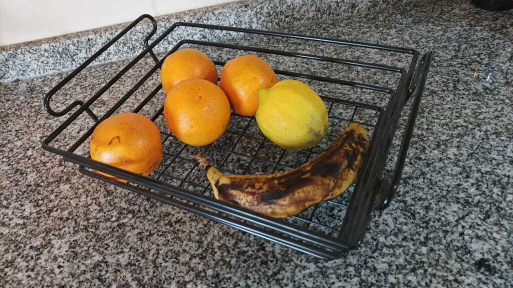 Frutero Moderno Rectangular negra - Auto Uno Shop Web