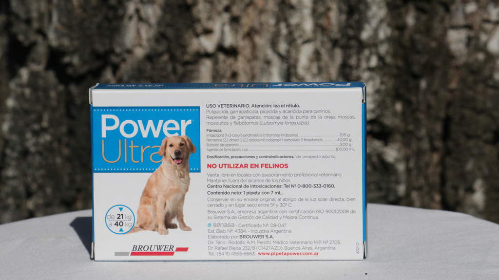 POWER PERRO PIPETA 20 A 40KG - Tienda Drovenort