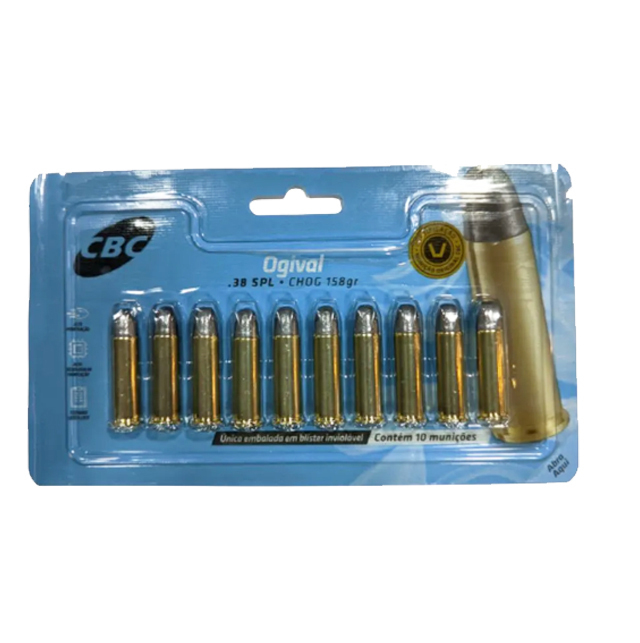 Munição CBC .38 SPL CHOG 158GR - Comprar em MTS