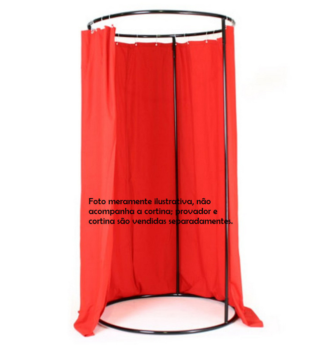 Ref.272-Provador redondo móvel-2,00x0,90m