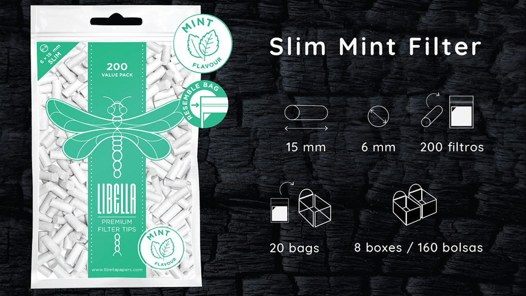 Filtros Libella Slim Mint 6mm