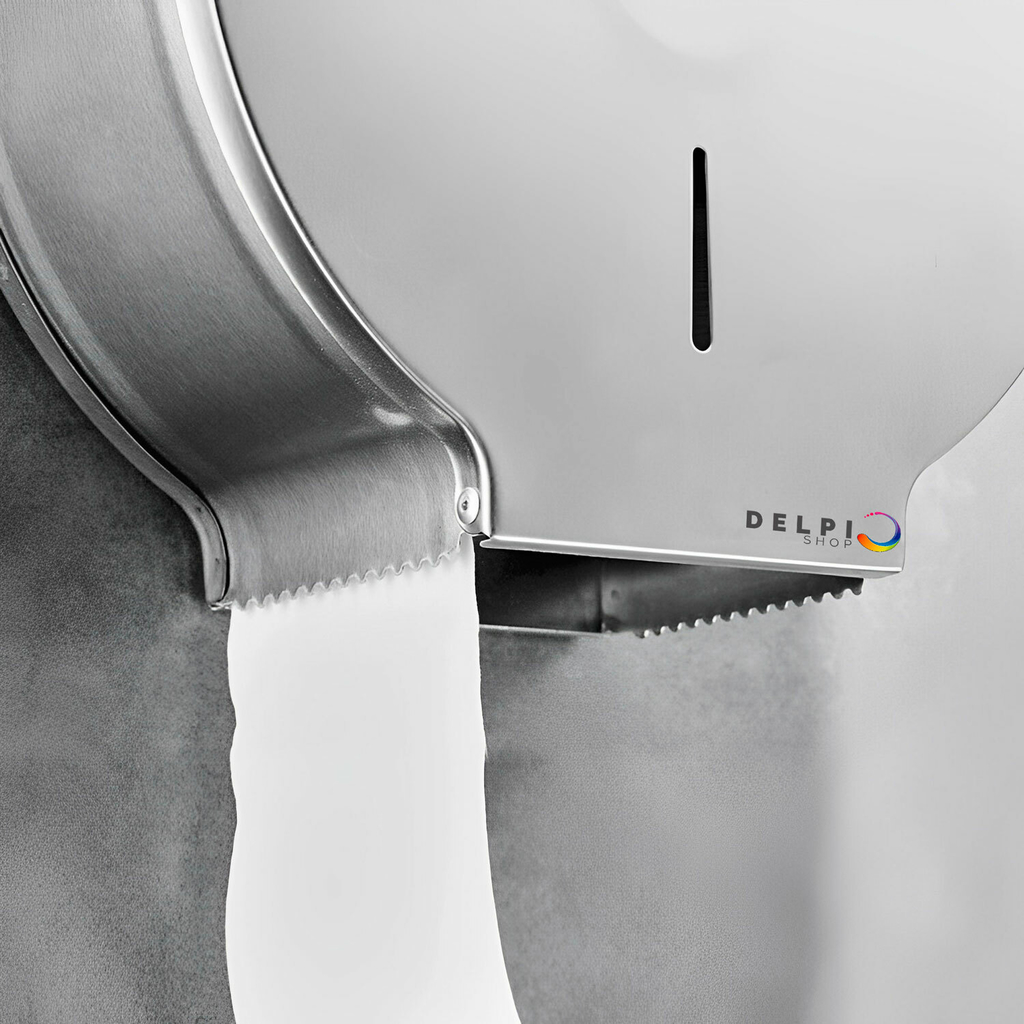 Porta rollos de Papel Higiénico Con Tapa y llave Acero Inoxidable linea ...