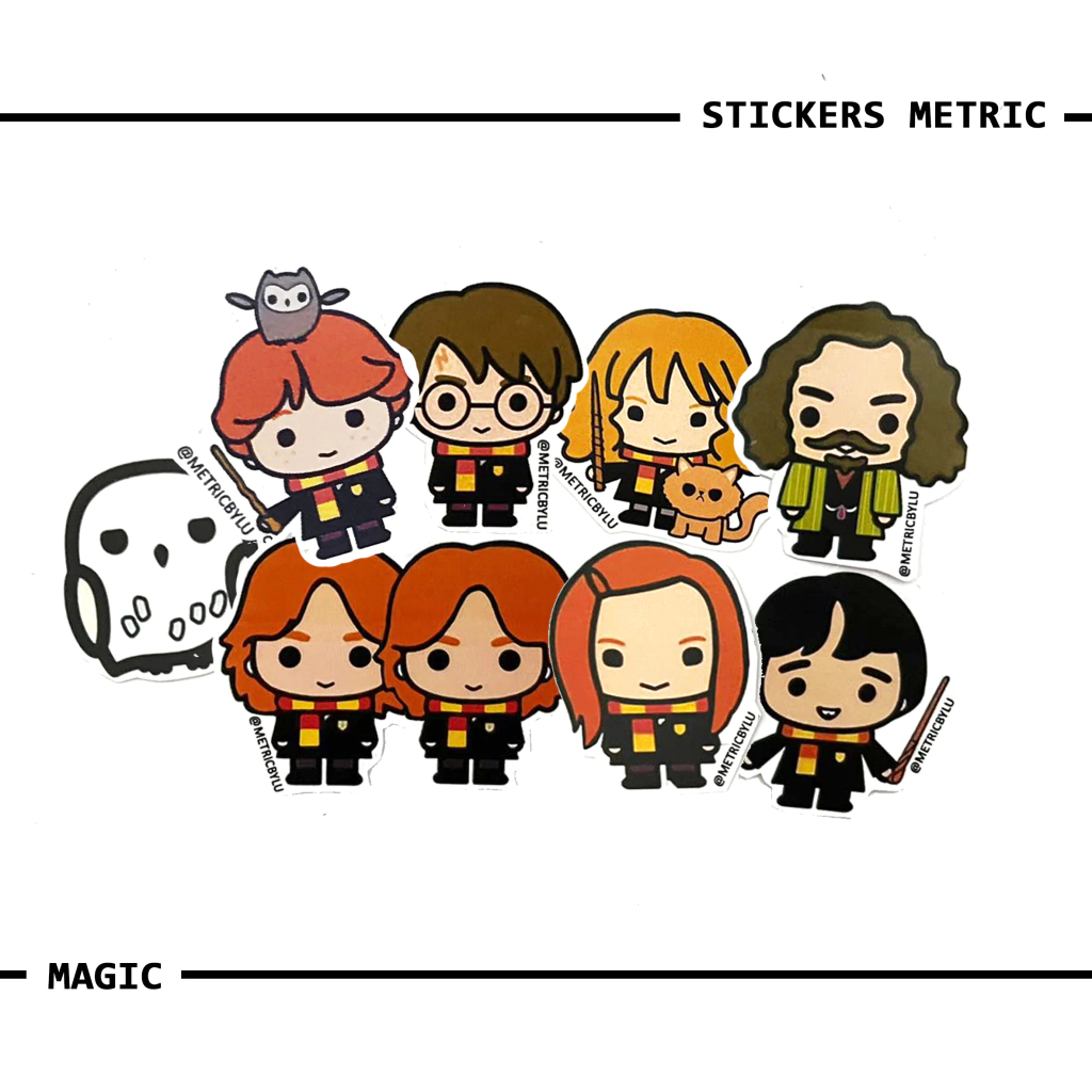 Harry Potter Stickers - Comprar en Metric by Lu