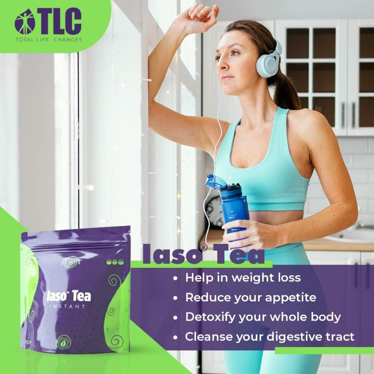 IASO TEA INSTANTANEO TLC TOTAL LIFE CHANGES 50 SOBRES