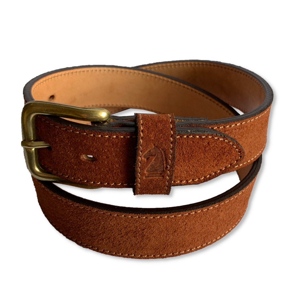 Cinturón de cuero en simil carpincho