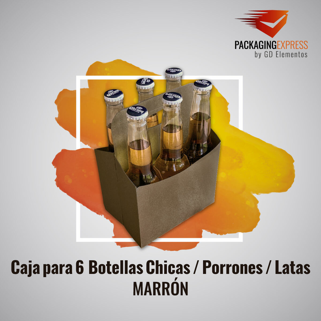 Estuche para 6 Botellas, Latas, Porrones Cerveza Tipo Maletin Con ...