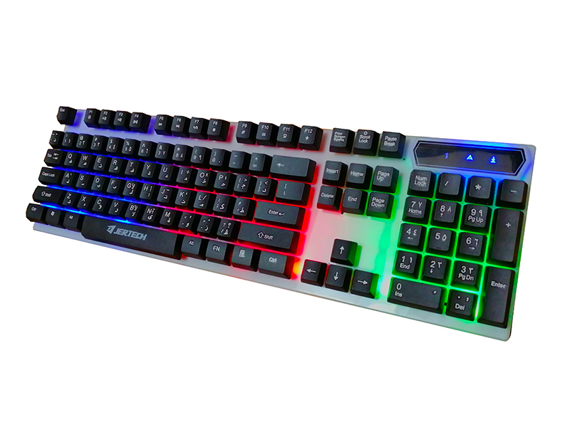 TECLADO RETROILUMINADO GAMER JERTECH METEOR K358