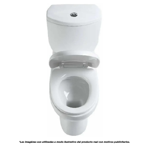 Piazza - Inodoro largo + deposito descarga doble + asiento B0400