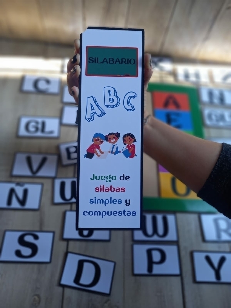Tableros de sílabas simples y compuestas.