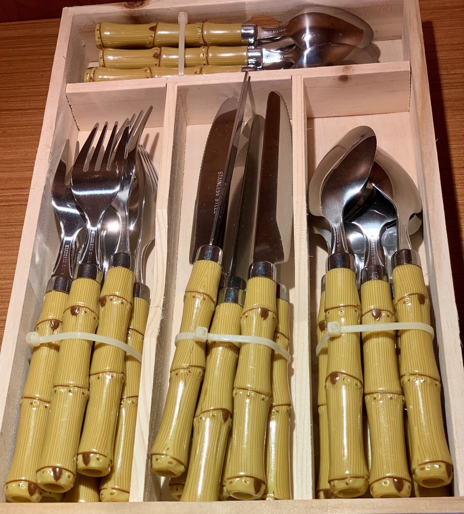 Faqueiro Bambu - 24 peças