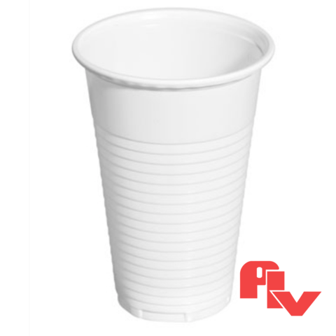 vasos blanco descartables