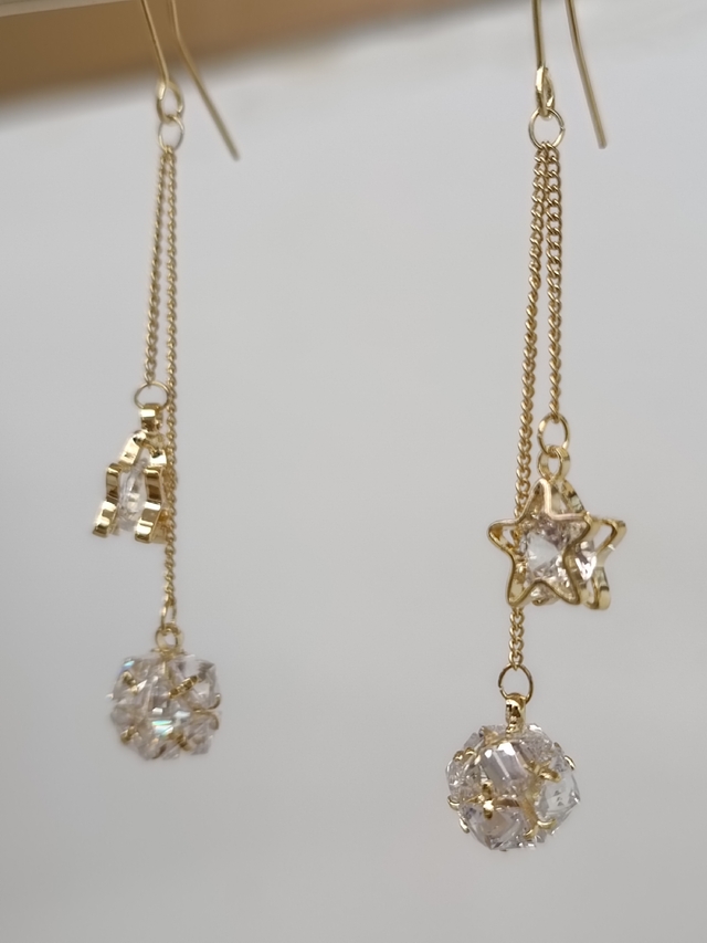 Aros Star pelotita - Comprar en Joyas De Mi Alma