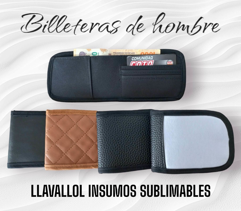 BILLETERA DE HOMBRE - LLavallol Insumos Sublimables