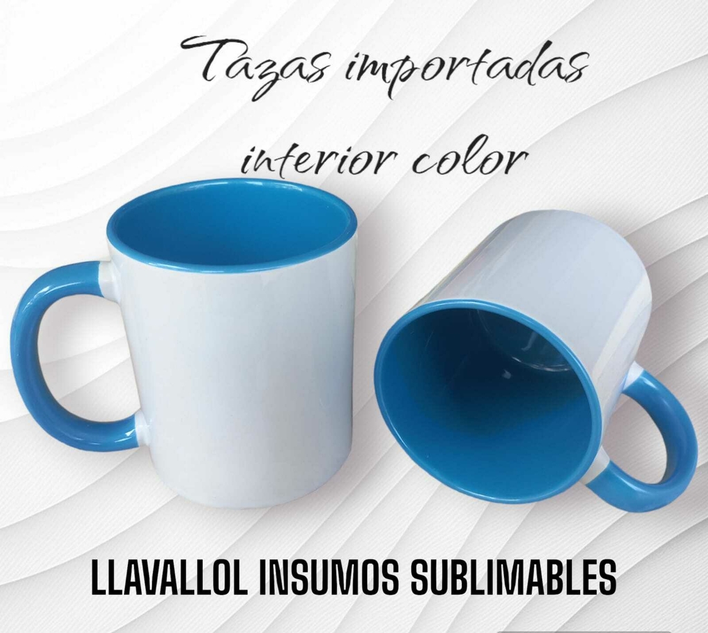 TAZA INTERIOR COLOR - LLavallol Insumos Sublimables