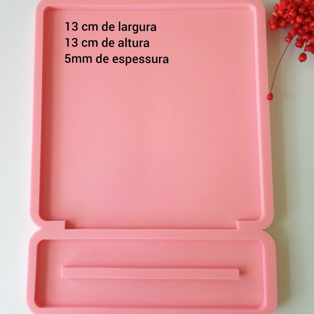Molde de silicone placa pix