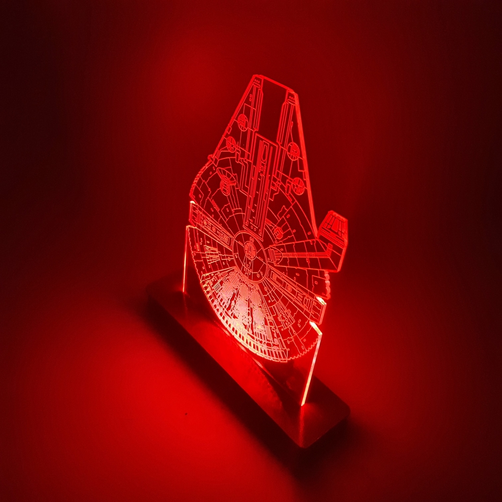 Luminária Led Star Wars Millenium Falcon