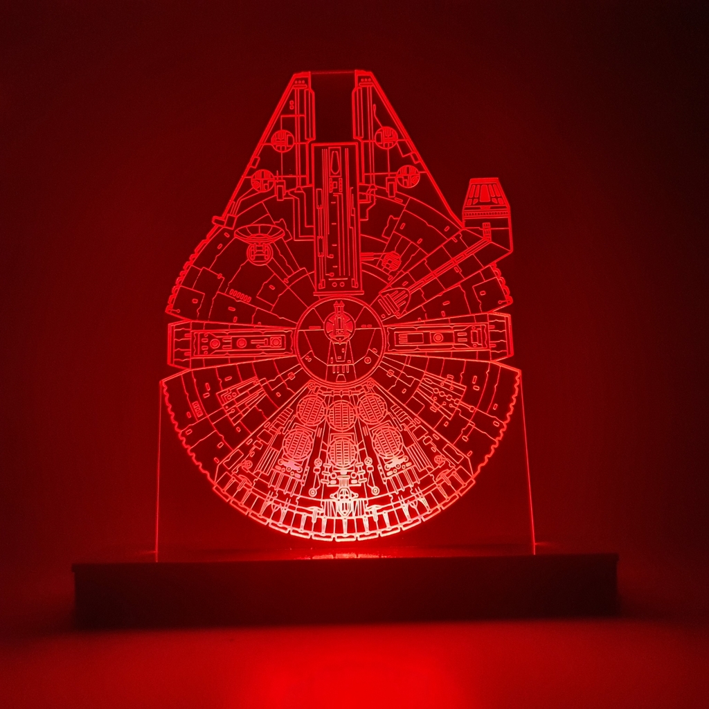 Luminária Led Star Wars Millenium Falcon